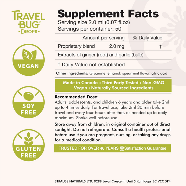 Travel Bug Drops – Naturezone Health NZ